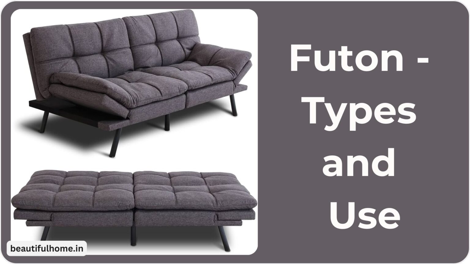 What is Futon: Types, Uses, and Things to Consider Before Buying ...